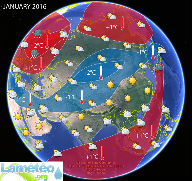 Seasonal weather forecasts Asia