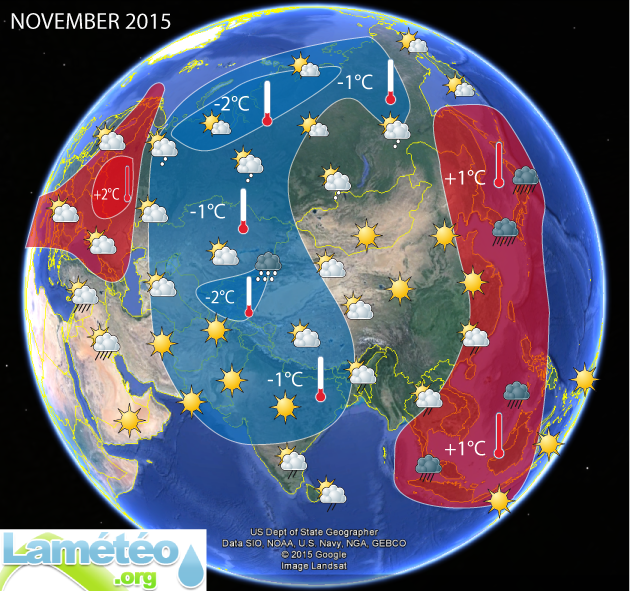 Seasonal weather forecasts Asia