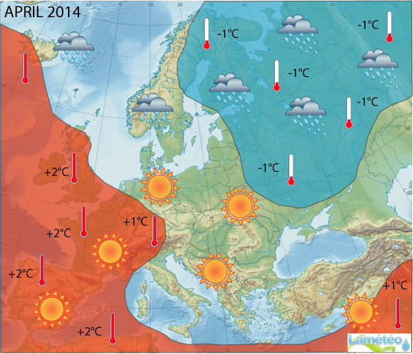 Seasonal forecasts for Europe : april 2014